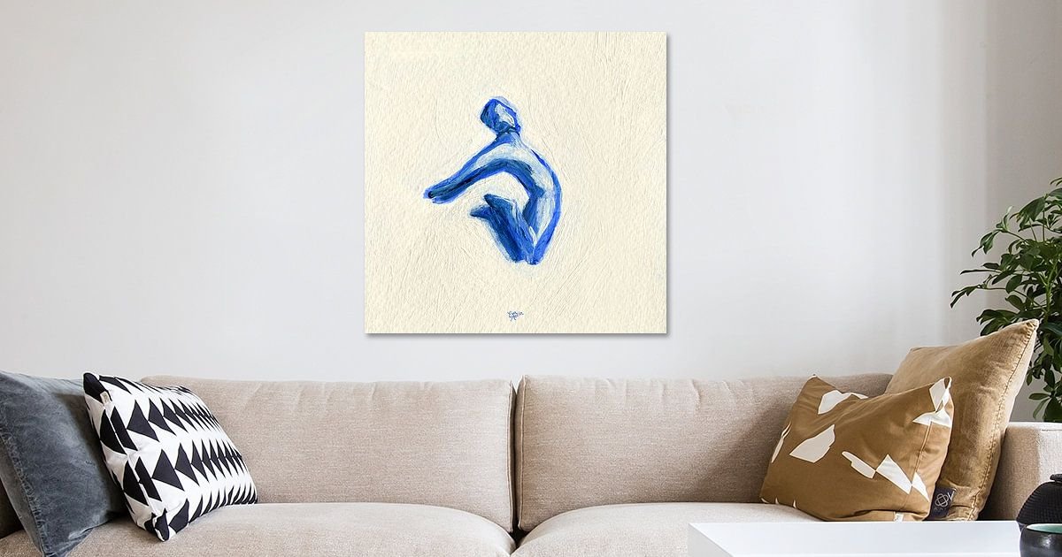 Sprong van ART Eva Maria op canvas, behang en meer